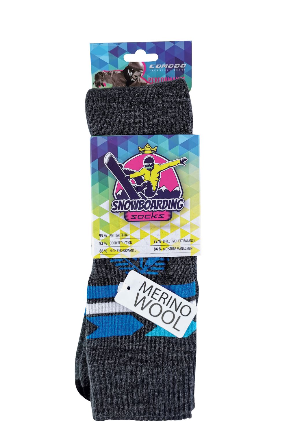STS1 Snowboard Technical Socks DRK GRY PACK (2) - Gifyu
